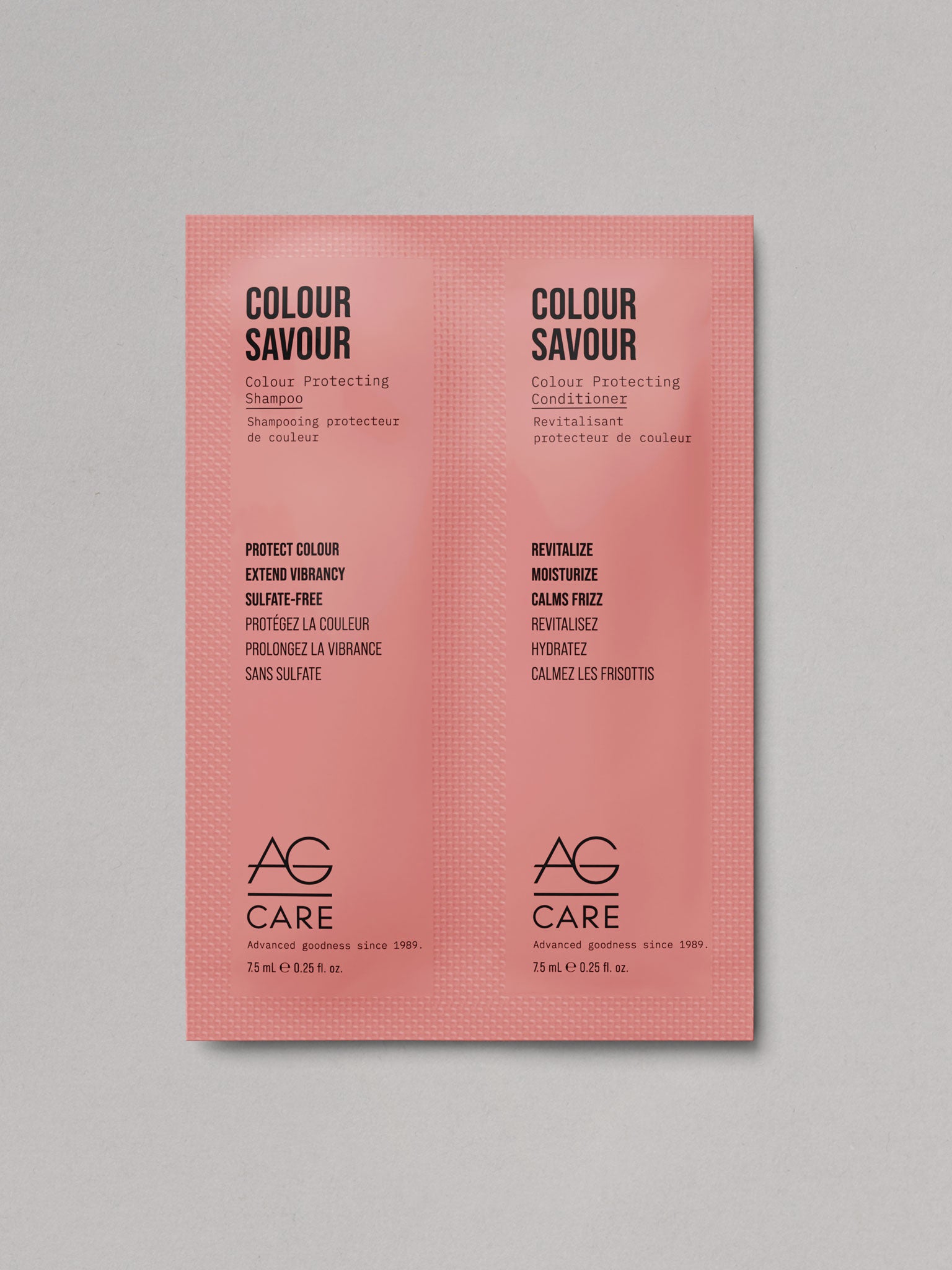 AG FREE SAMPLE COLOUR SAVOUR Shampoo & Conditioner Duo